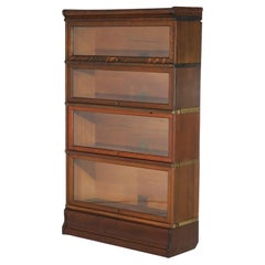 Antique Globe Wernicke Arts and Crafts Mahogany Barrister Stack Bookcase C1920 at 1stDibs