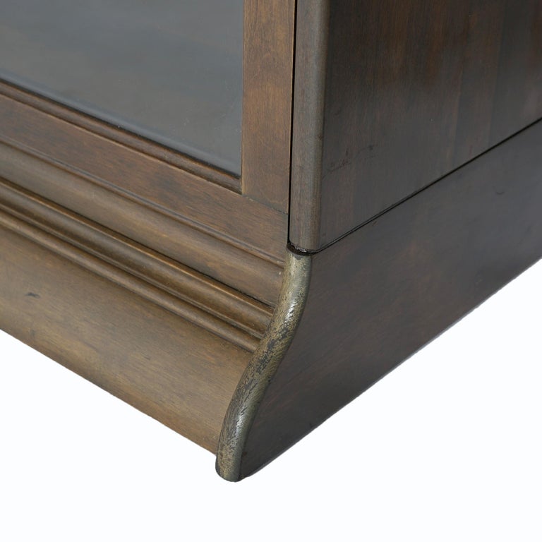 Antique Arts and Crafts Gunn Stack Mahogany Barrister Double Bookcase, C1910 at 1stDibs