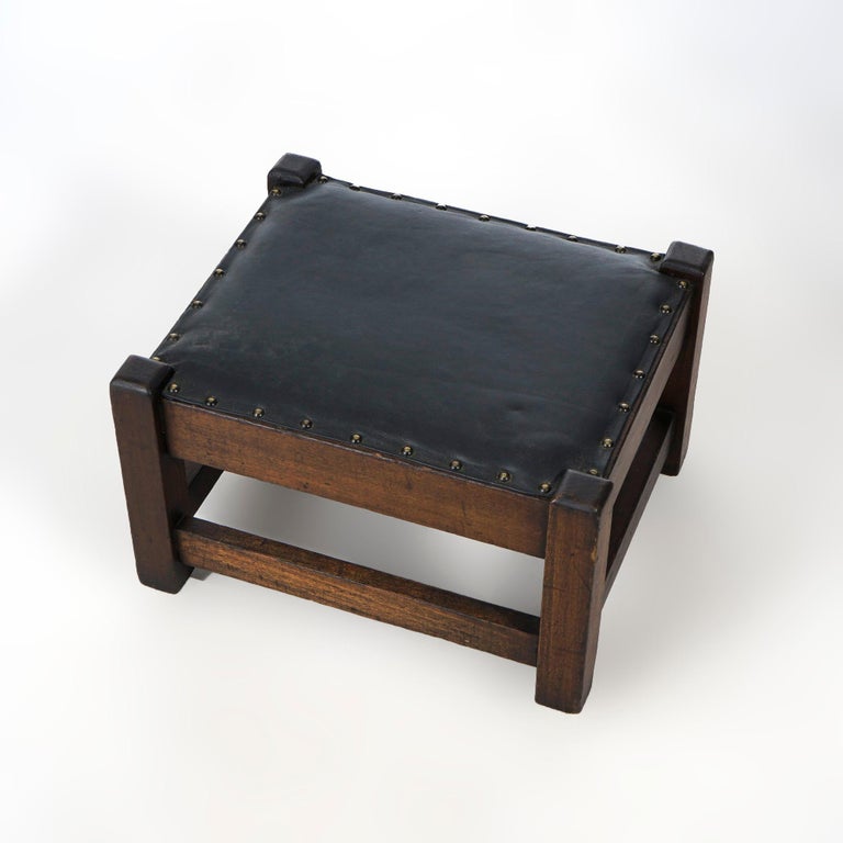 Antique Arts and Crafts Mission Mahogany Foot Stool Circa 1910 For Sale ...