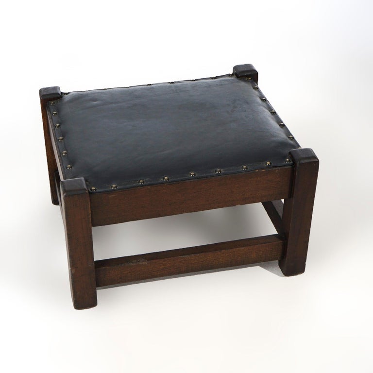 Antique Arts and Crafts Mission Mahogany Foot Stool Circa 1910 For Sale ...