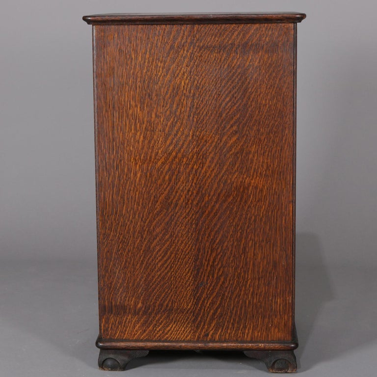Antique Arts and Crafts Mission Oak Edison Cylinder and Phonograph ...