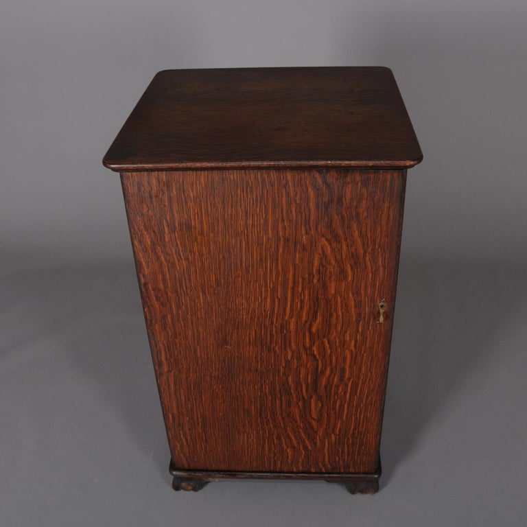 Antique Arts and Crafts Mission Oak Edison Cylinder and Phonograph ...