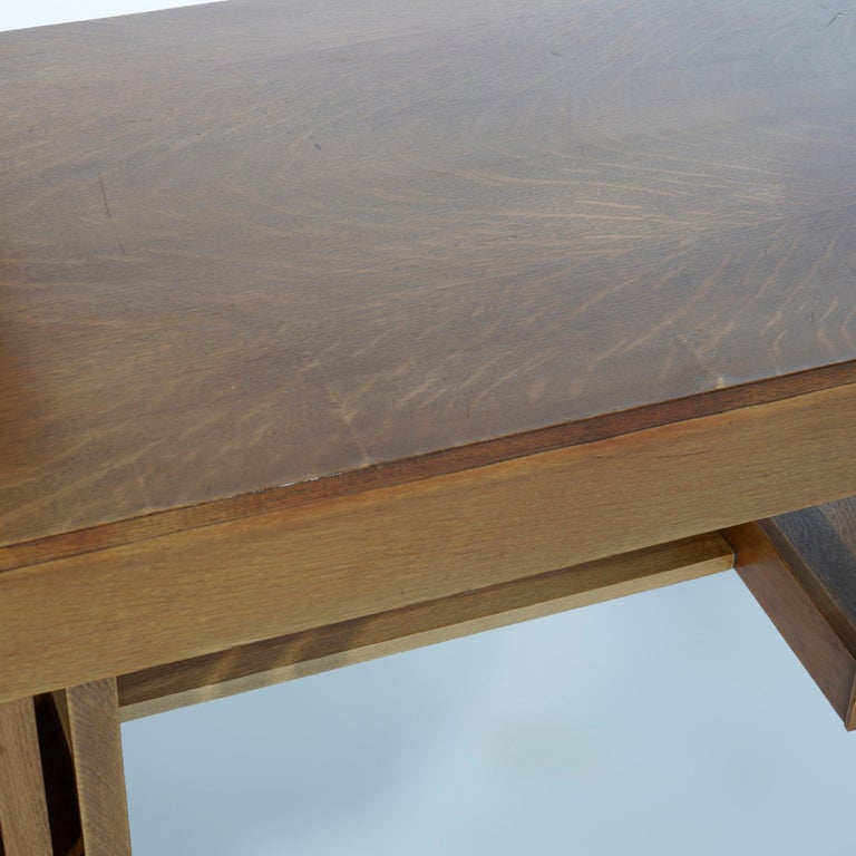 Antique Arts and Crafts Mission Oak Stickley School Desk, circa 1910 at ...