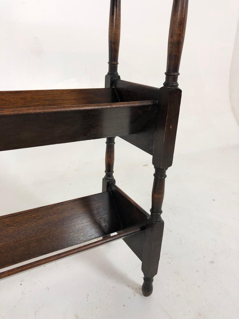 Antique Arts and Crafts Oak Book Stand, Hall Table, Bookcase, Scotland ...