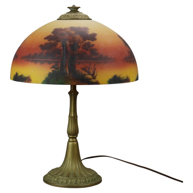 Phoenix Reverse Painted Lamps