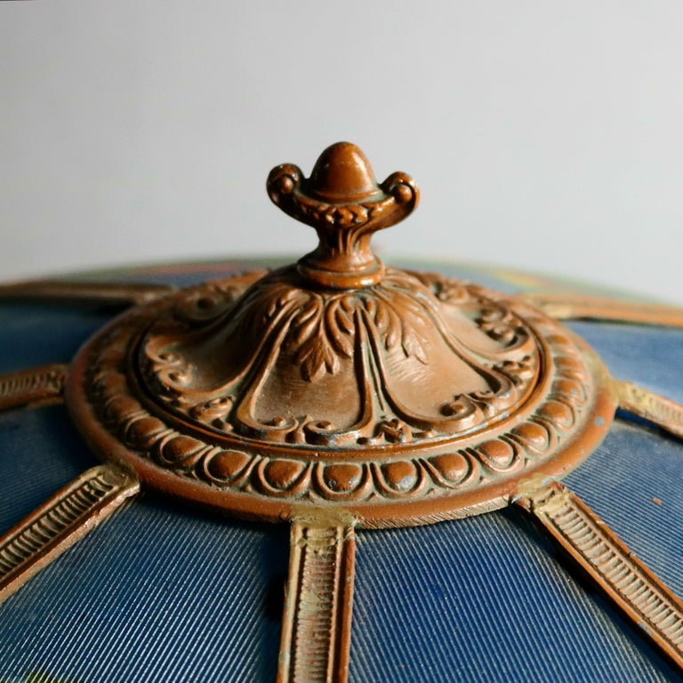 Antique Arts and Crafts Pittsburgh School Reverse Painted Panel Table ...