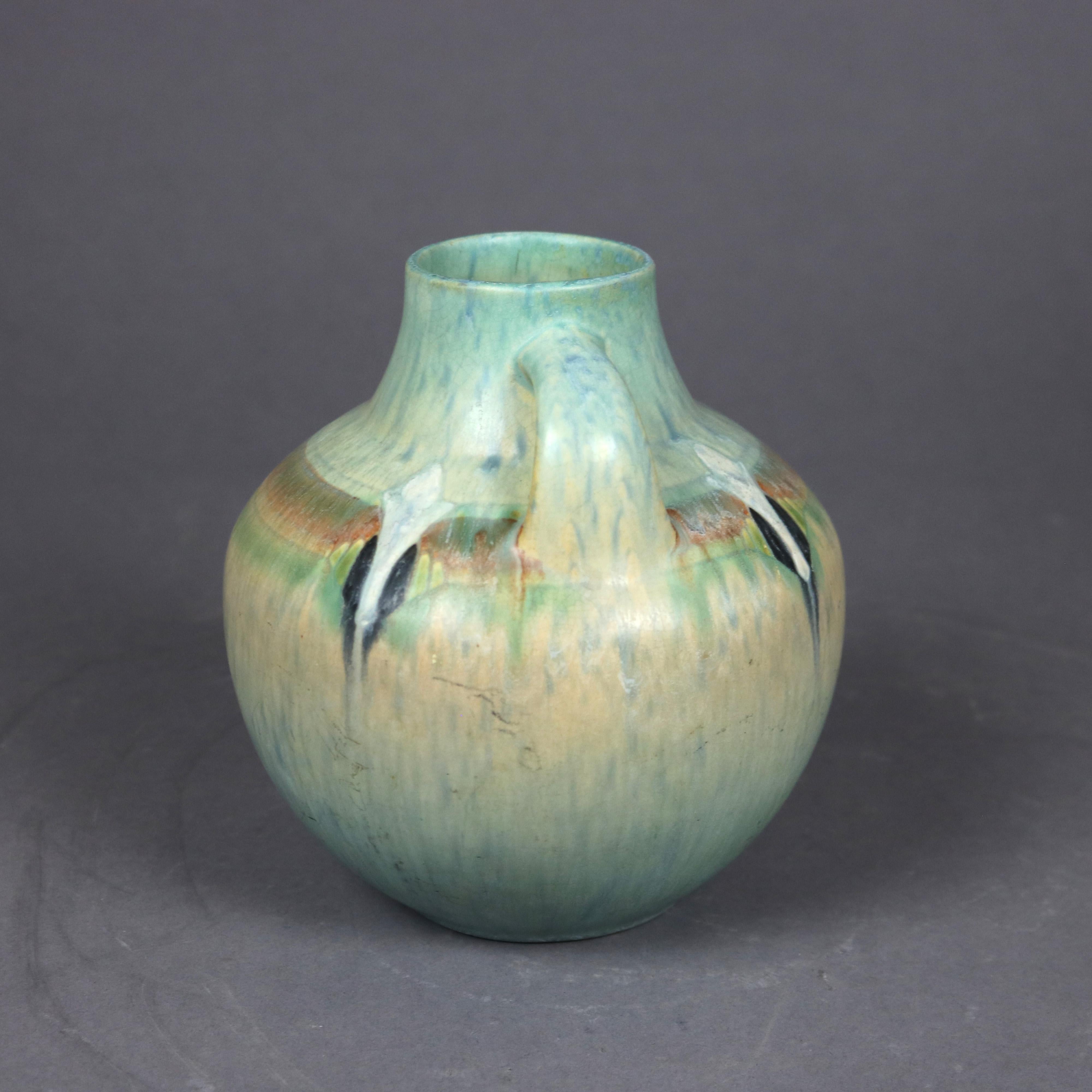 Antique Arts and Crafts Roseville Monticello Art Pottery Vase, circa ...