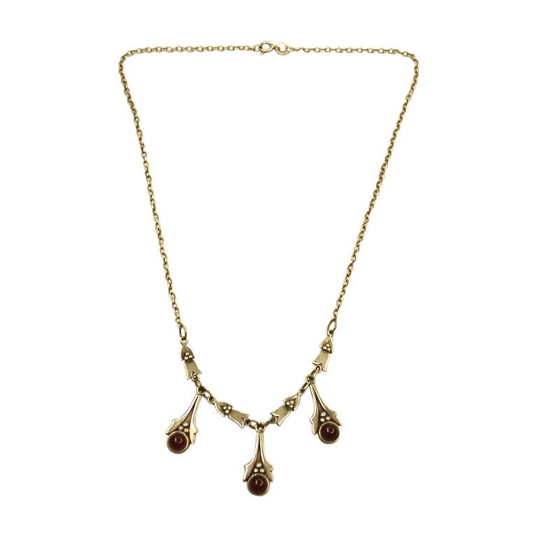 Antique Arts and Crafts Silver and Paste Pendant Original Fitted Case ...