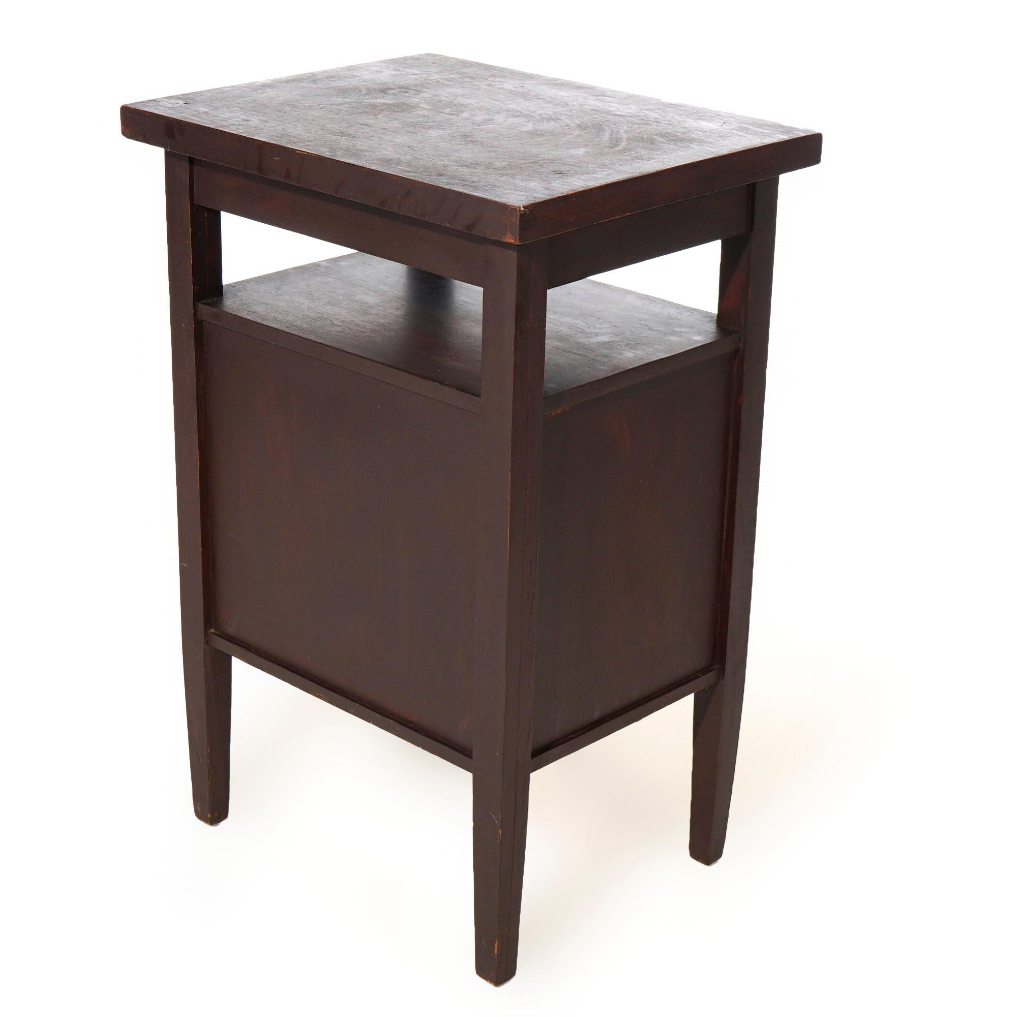 Antique Arts and Crafts Stickley School Mission Oak Cellarette, Circa ...