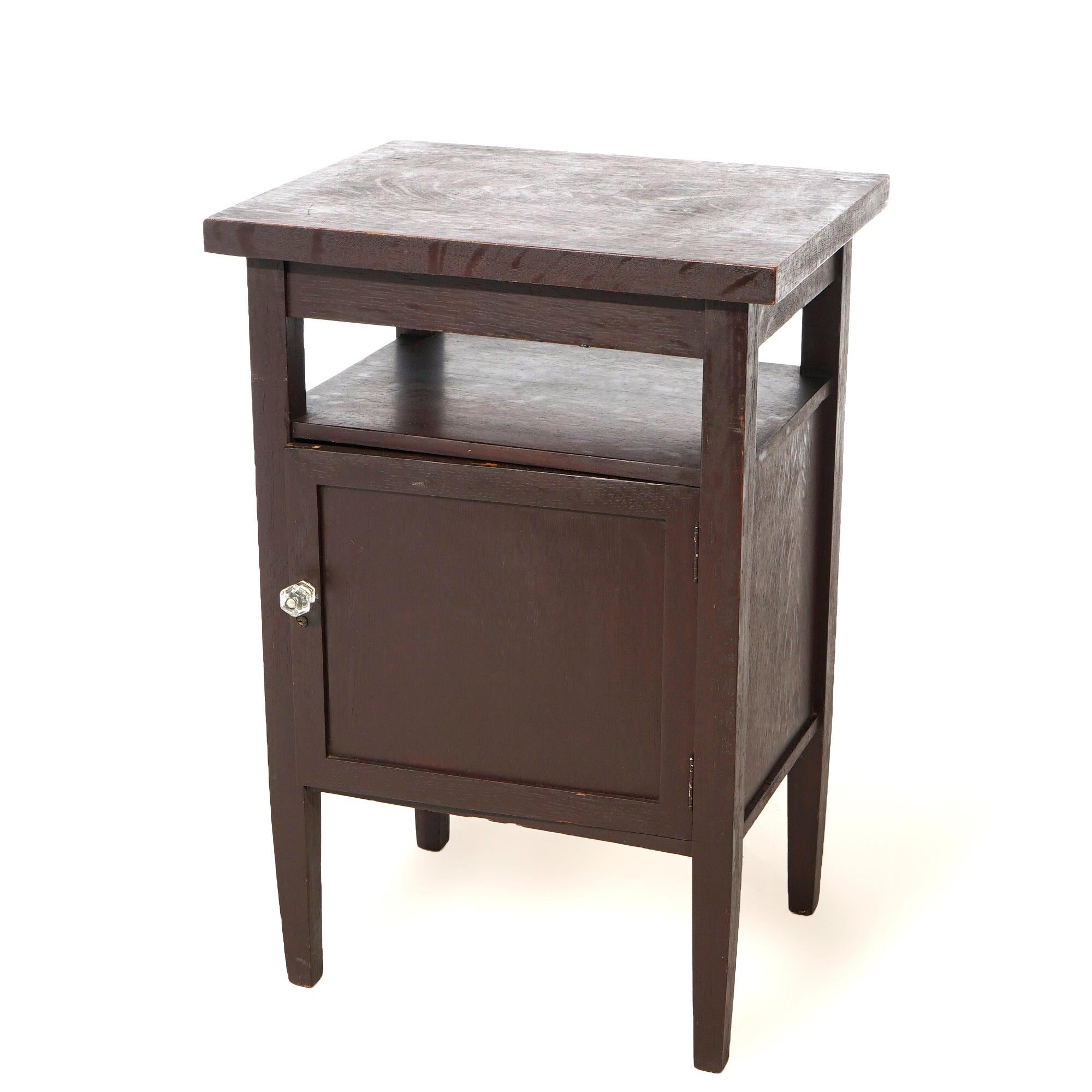 Antique Arts and Crafts Stickley School Mission Oak Cellarette, Circa ...