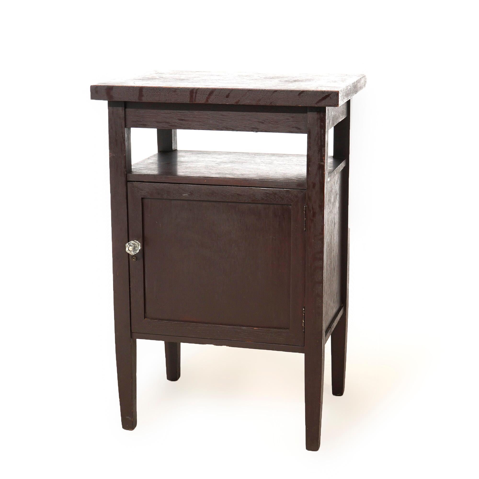 Antique Arts and Crafts Stickley School Mission Oak Cellarette, Circa ...