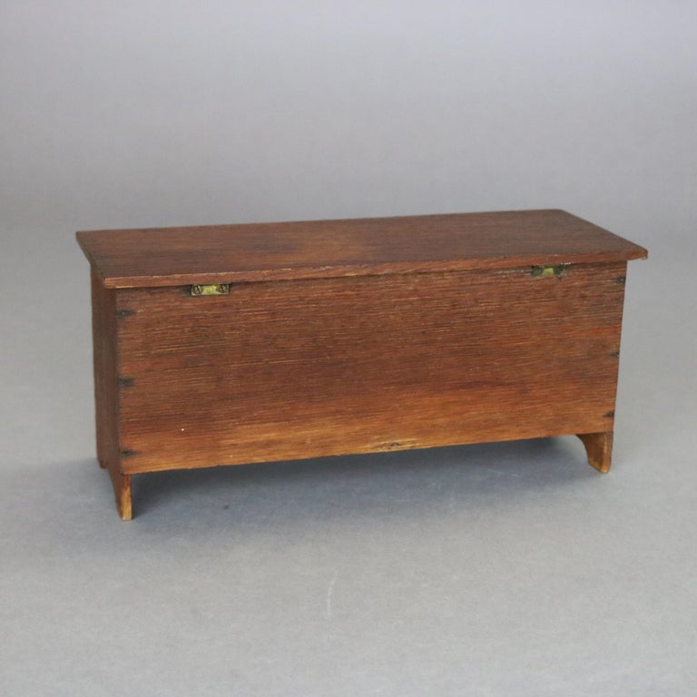 Antique Arts and Crafts Stickley School Mission Oak Miniature Candle ...