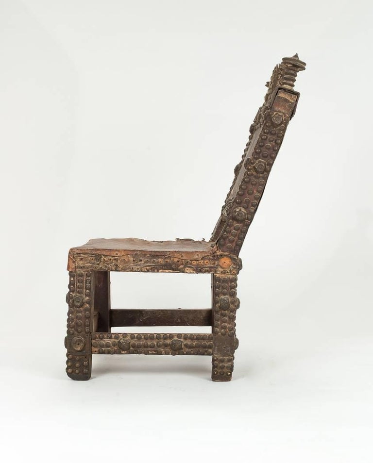 Antique Ashanti Chief's Chair from Ghana For Sale at 1stDibs