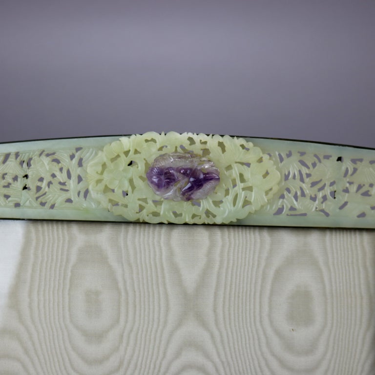 Antique Asian Foliate Carved Jade Photo Frame with Birds, Circa 1900 at ...