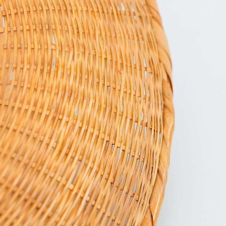 Antique Asian Rattan Hat, circa 1950 For Sale at 1stDibs