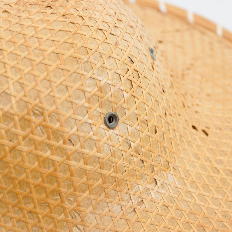 Antique Asian Rattan Hat, circa 1950 For Sale at 1stDibs