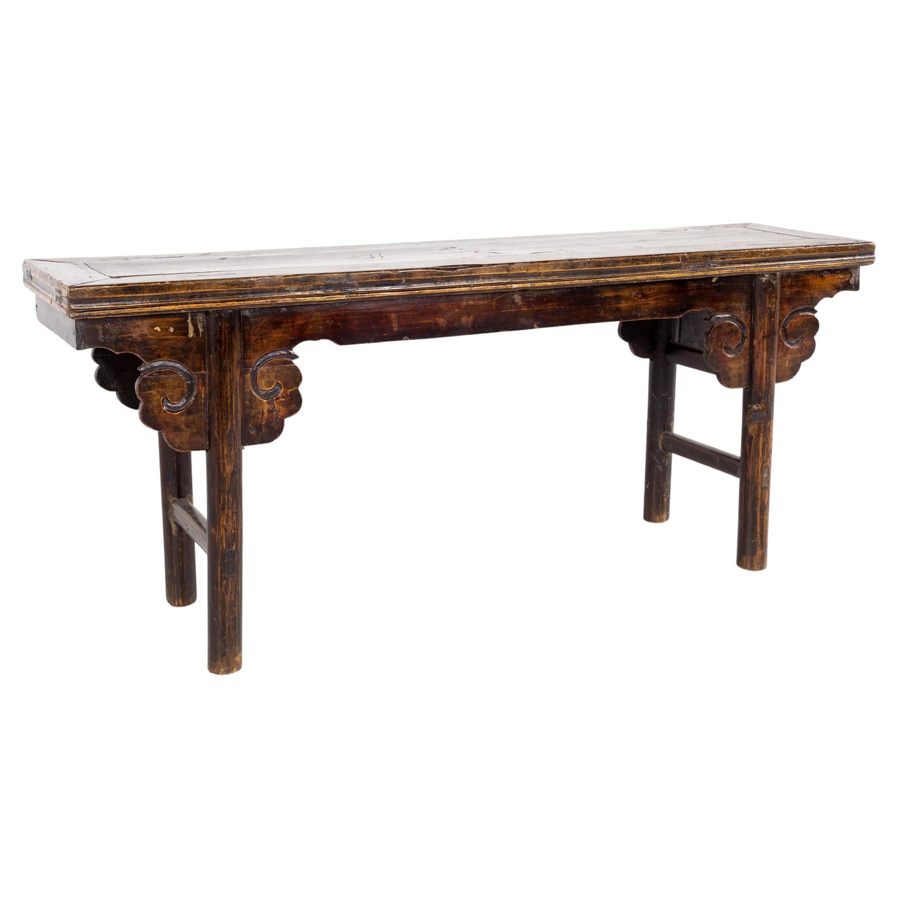 Asian Style Bench at 1stDibs