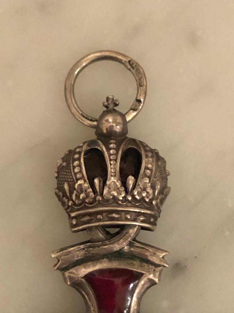 Antique Austria-Hungary Merit Cross Crown Viribus Unitus Pendant at 1stDibs