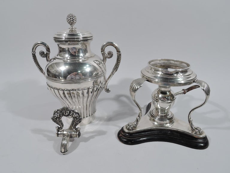 Antique Austrian Biedermeier Classical Silver Tea Urn For Sale at ...