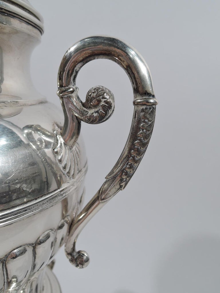 Antique Austrian Biedermeier Classical Silver Tea Urn For Sale at ...