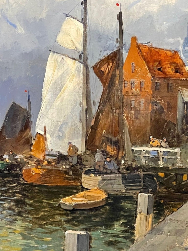 Antique Austrian Oil on Canvas Painting by Artist Hans Johann Wagner ...