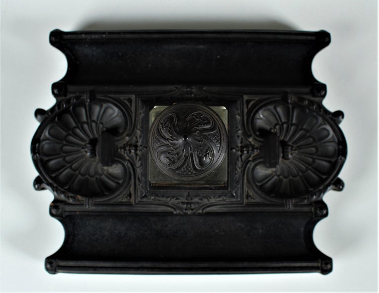 Antique Bakelite Inkwell and Pen Tray with Glass Insert, circa 1920 ...