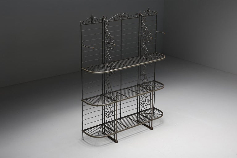 Antique Bakery Rack in Wrought Iron, 1920s For Sale at 1stDibs