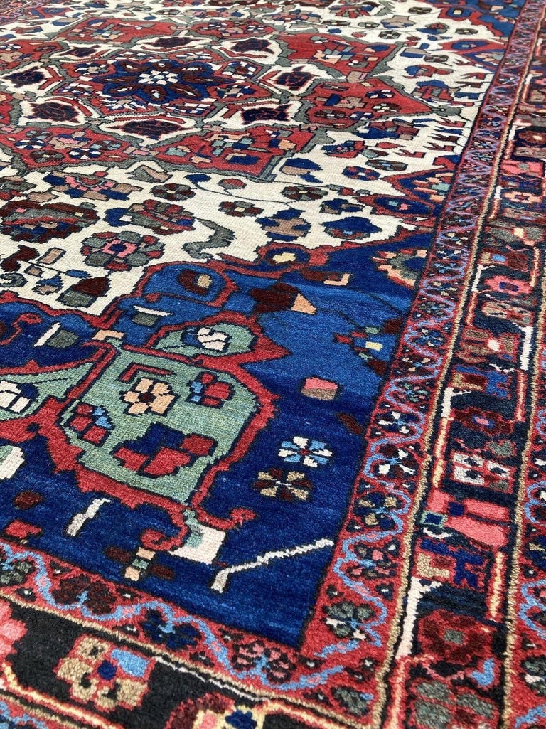Antique Bakhtiar Rug For Sale at 1stDibs