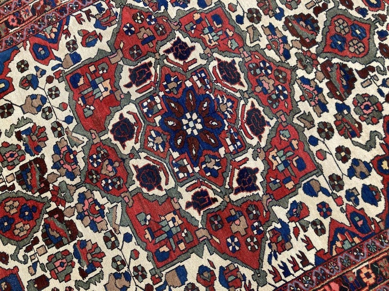 Antique Bakhtiar Rug For Sale at 1stDibs