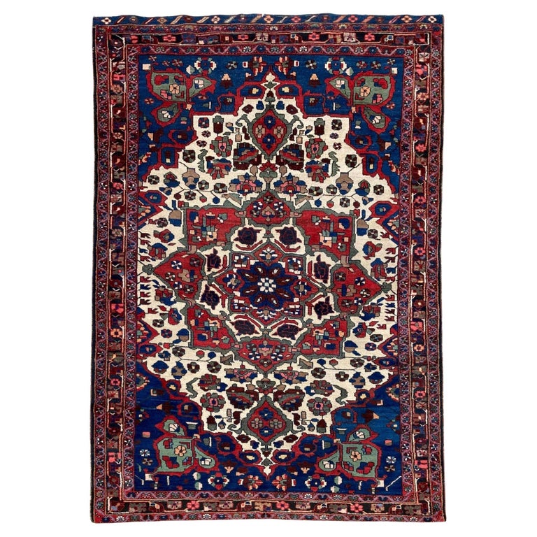 Antique Bakhtiar Rug For Sale at 1stDibs