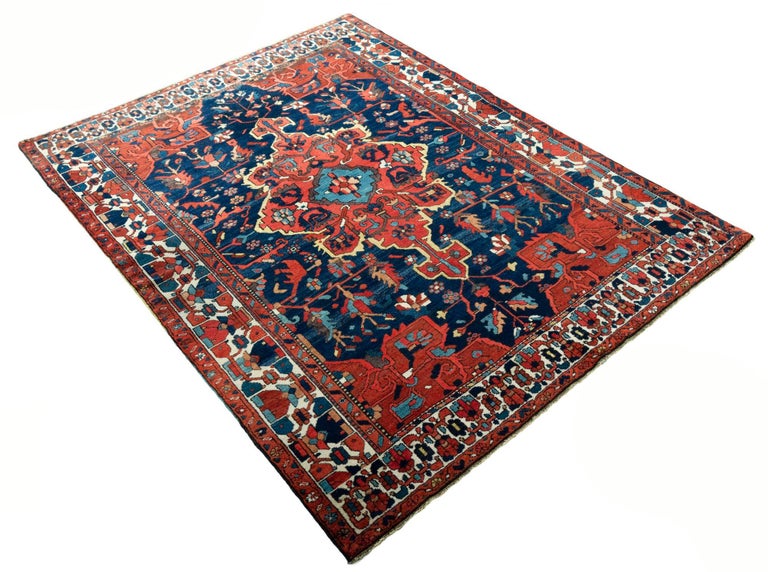 Antique Bakhtiar Rug For Sale at 1stDibs
