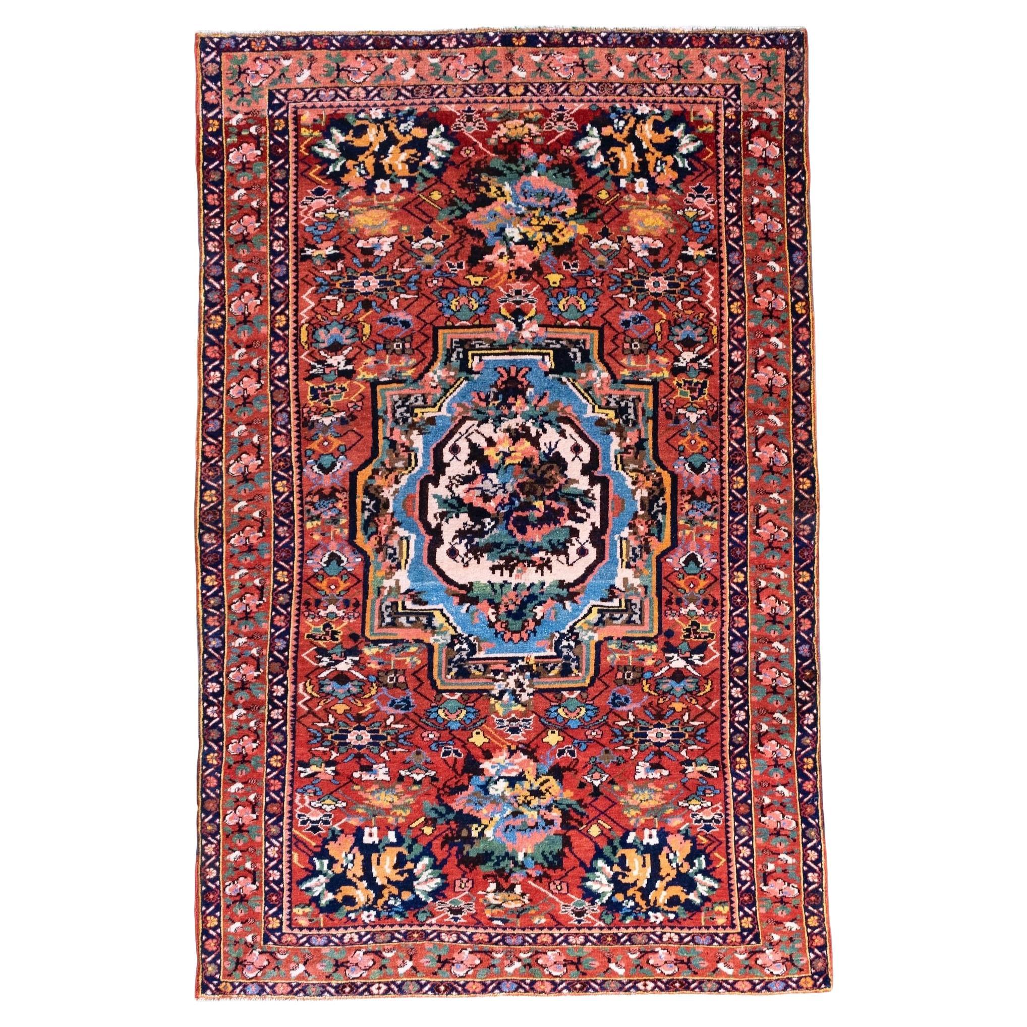 Antique Bakhtiar Rug at 1stDibs