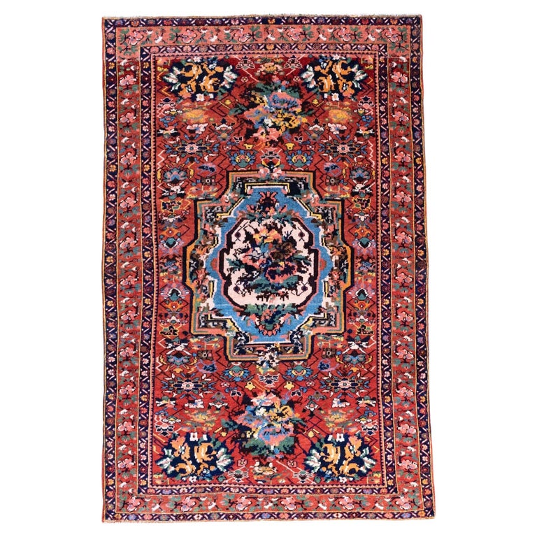 Antique Bakhtiar Rug For Sale at 1stDibs