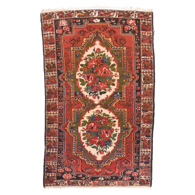 Antique Bakhtiari Rug For Sale at 1stDibs