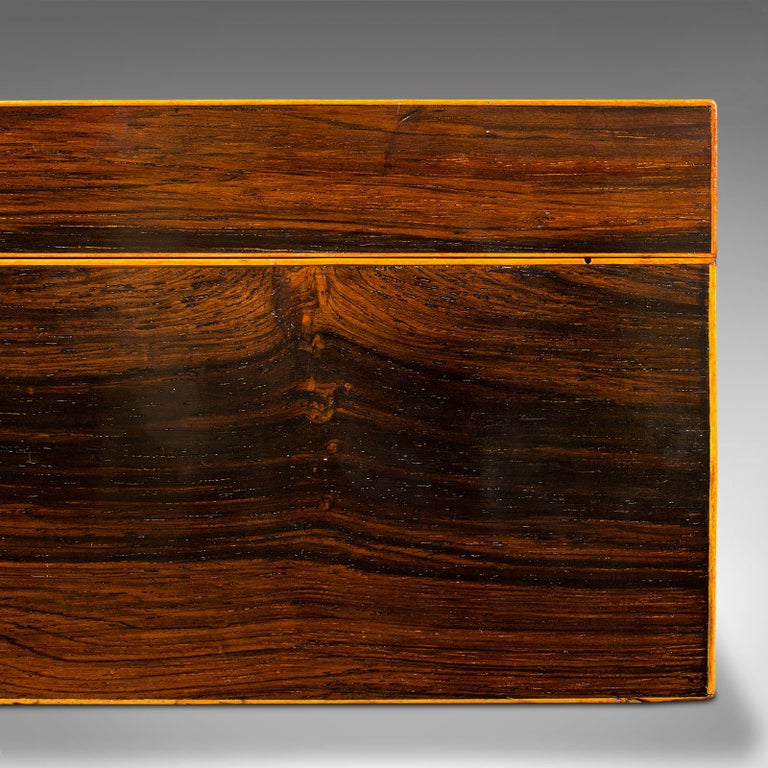 Antique Ballot Box, English, Rosewood, Inlaid, Voting, Post, Victorian ...