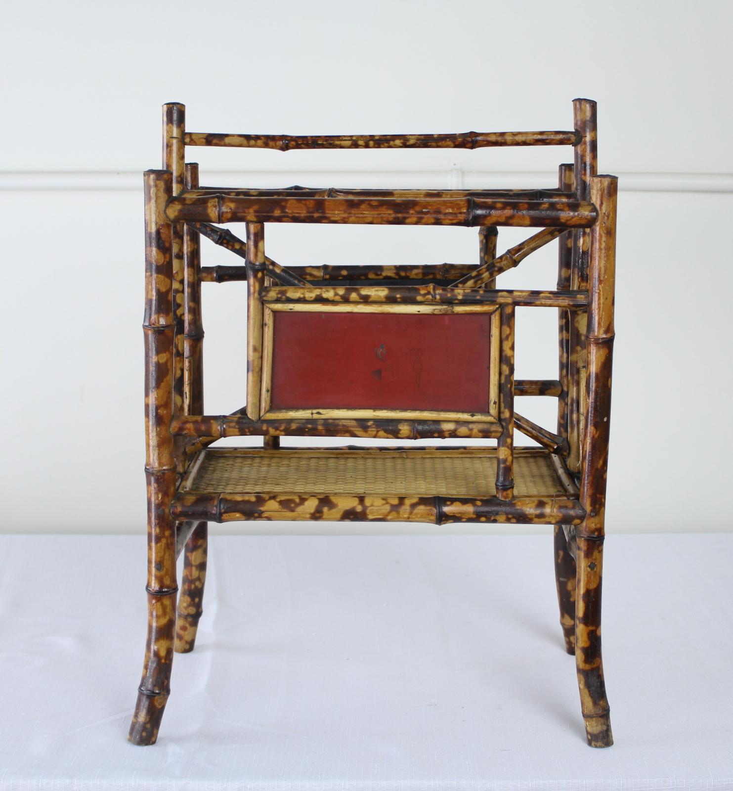 Antique Bamboo Paper Rack or Canterbury at 1stDibs | paper racks