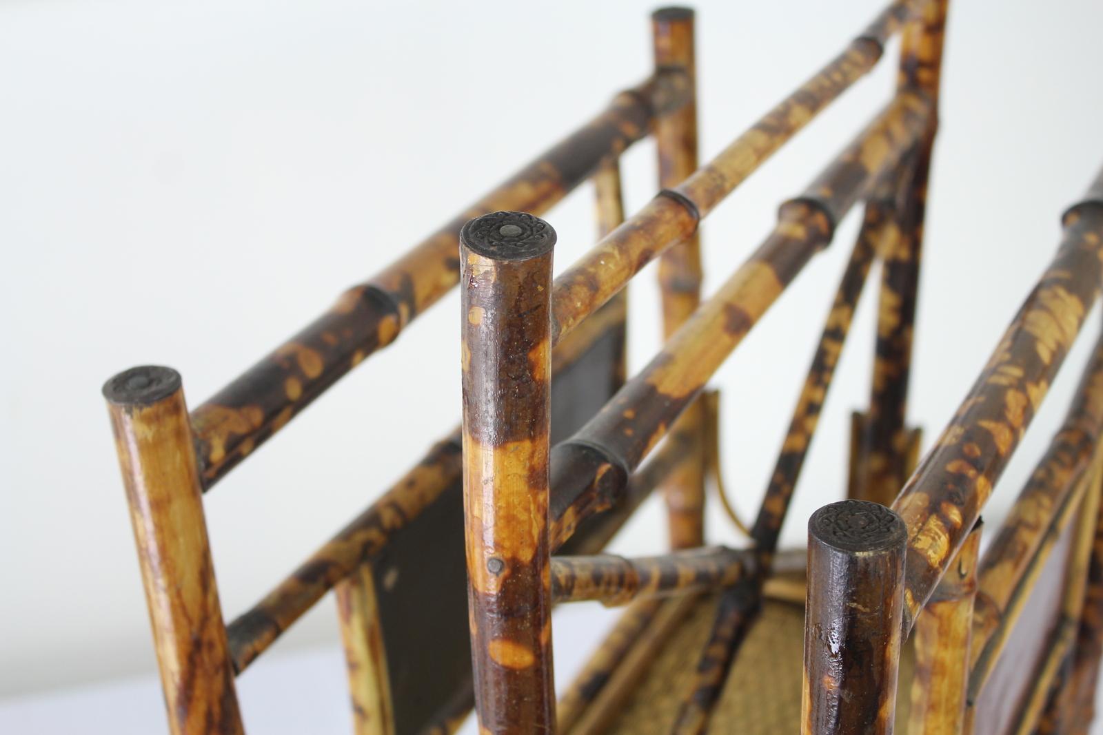 Antique Bamboo Paper Rack or Canterbury at 1stDibs | paper racks