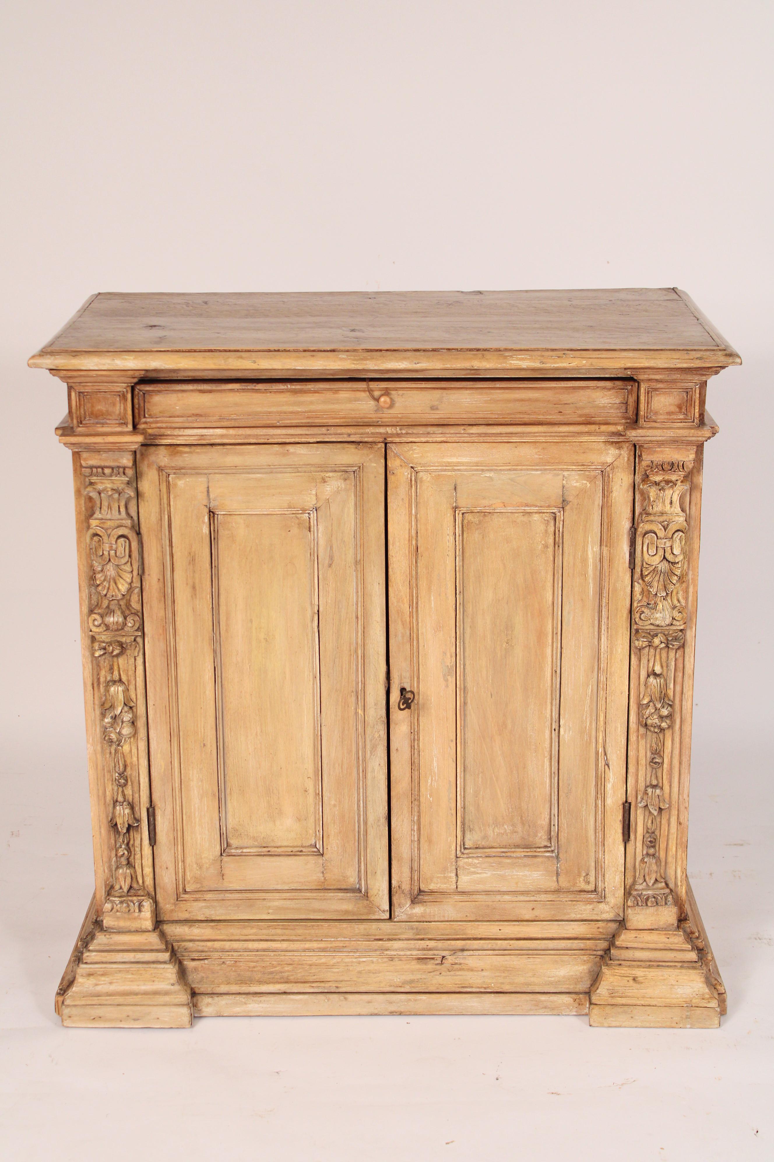 Antique Baroque Style Continental Pickled Cabinet at 1stDibs | pickled ...