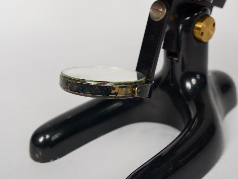 Antique Bausch and Lomb Brass and Iron Microscope at 1stDibs | antique ...
