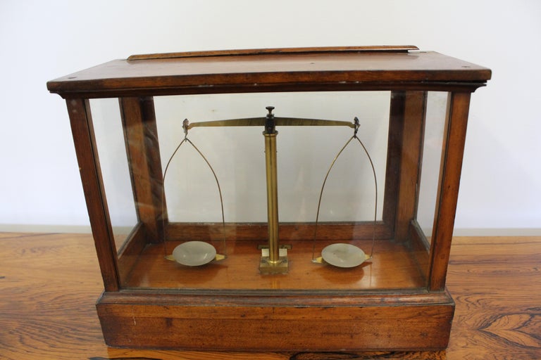 Antique Becker and Sons Apothecary Scale at 1stDibs