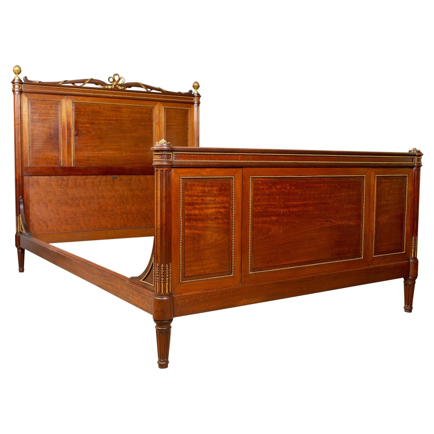 Antique Bed Frame, French, Bedstead, Louis XVI Taste, Constantin ...