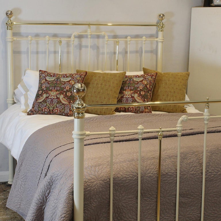 Antique Bed in Cream MK250 at 1stDibs