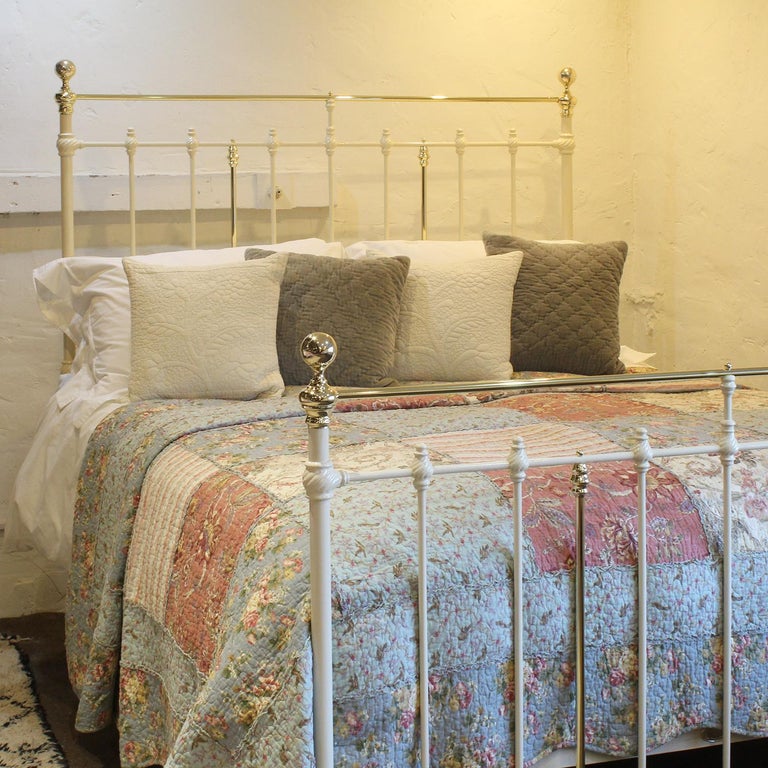 Antique Bed in Cream MK251 at 1stDibs