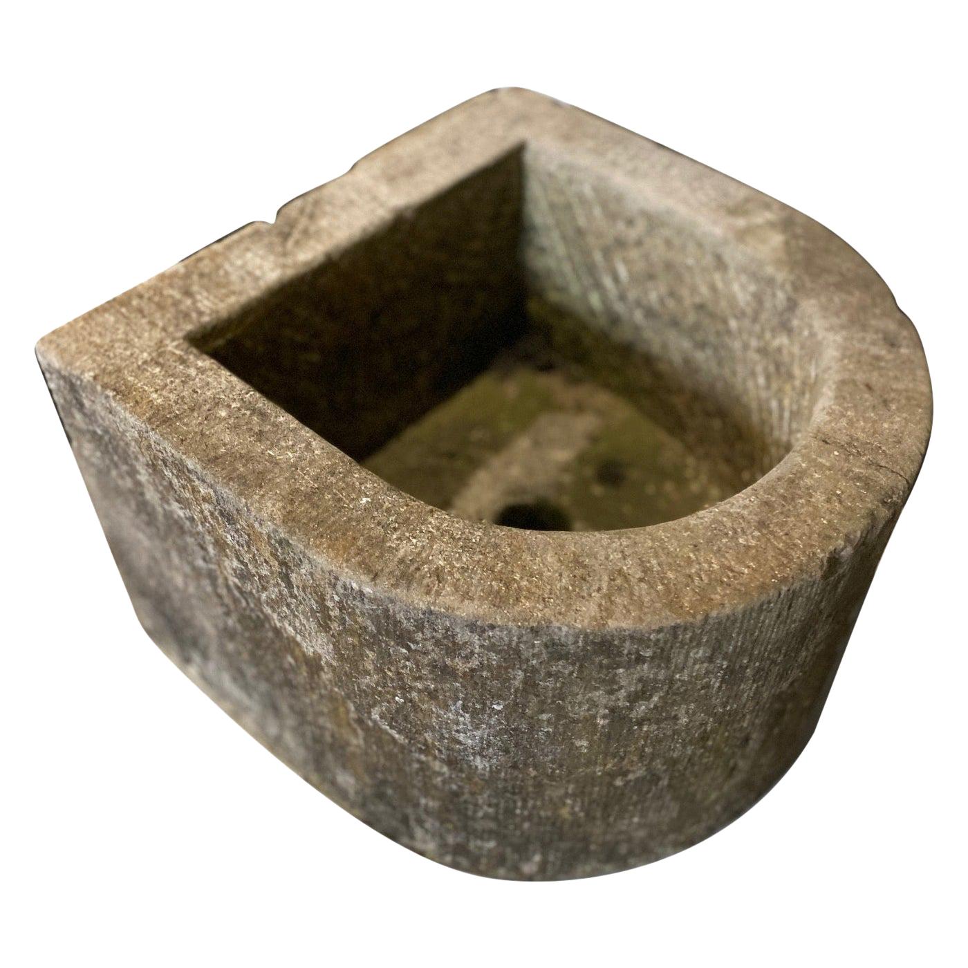 Antique Belgian Bluestone Sink at 1stDibs