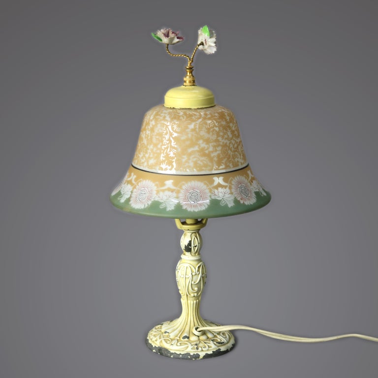 Antique Bellova Art Deco Boudoir Lamp, circa 1920 For Sale at 1stDibs