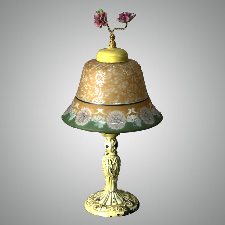 Antique Bellova Art Deco Boudoir Lamp, circa 1920 For Sale at 1stDibs