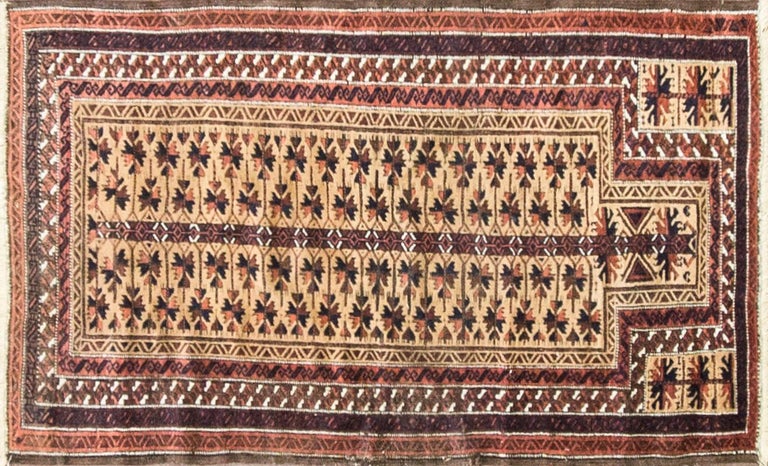 Antique Belouch Prayer Rug For Sale at 1stDibs