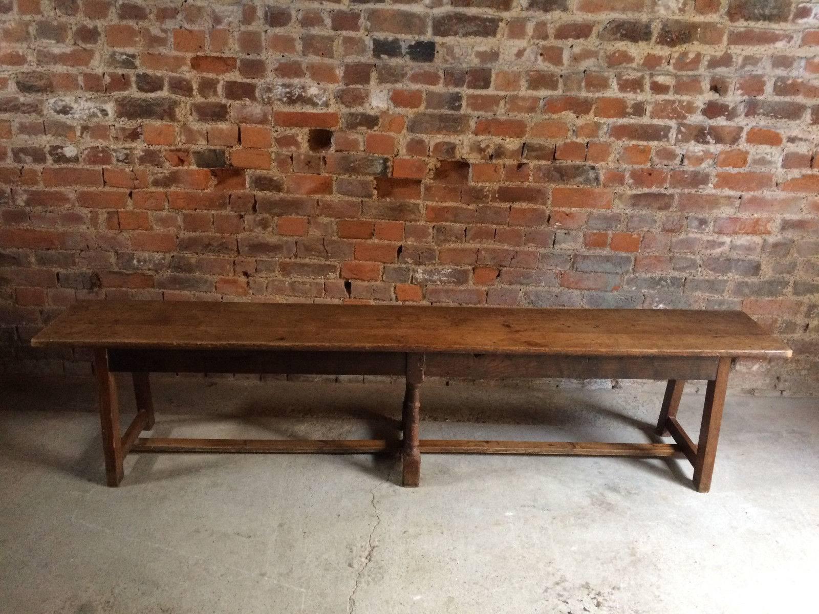Antique Long Bench Seat Large Rustic, 19th Century Victorian, circa ...