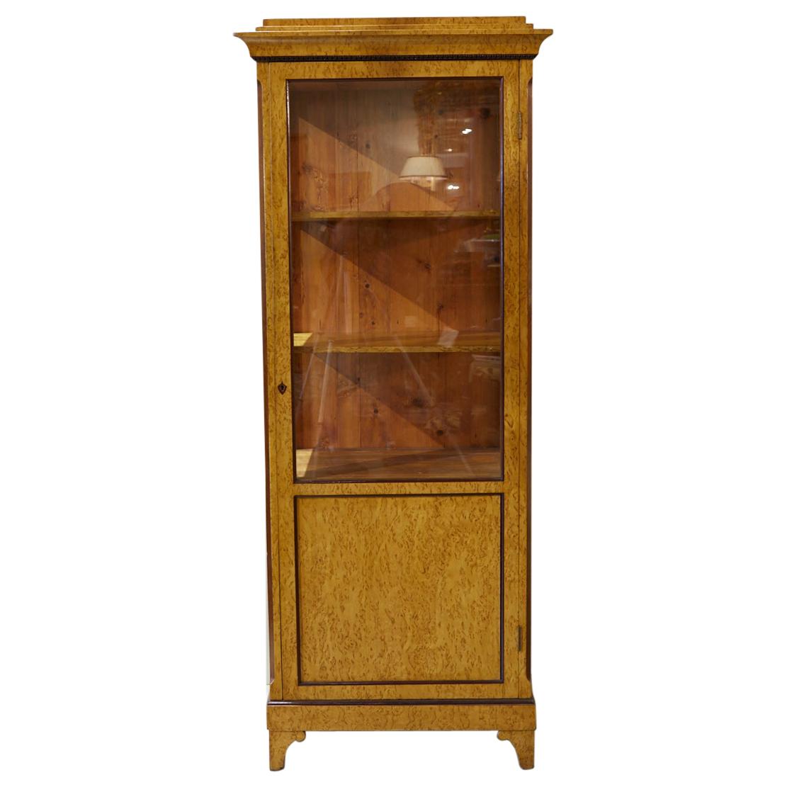 French Distressed Antique Decorative Display Cabinet at 1stDibs