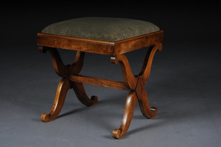 Antique Biedermeier Stool/Bench Walnut, Southern German, circa 1825 at ...